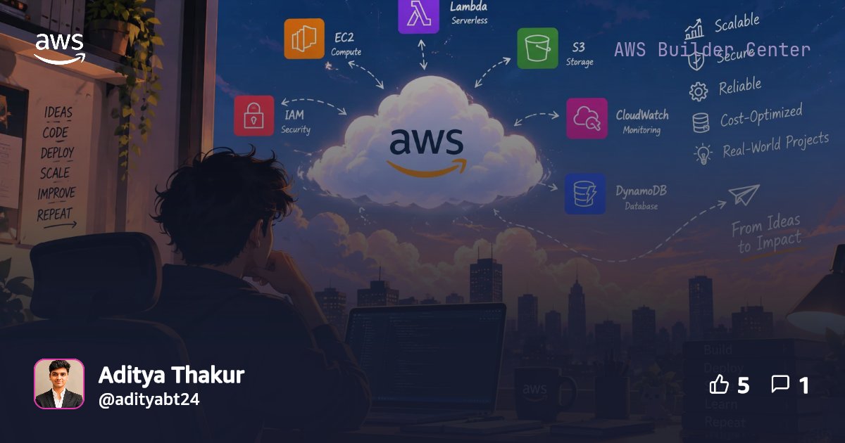 Beyond Writing Code: Bringing AWS Cloud Services Into My Future ...